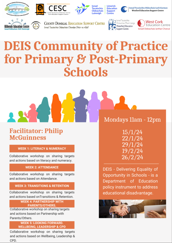 ONLINE: DEIS COMMUNITY OF PRACTICE FOR PRIMARY & POST PRIMARY SCHOOLS ...